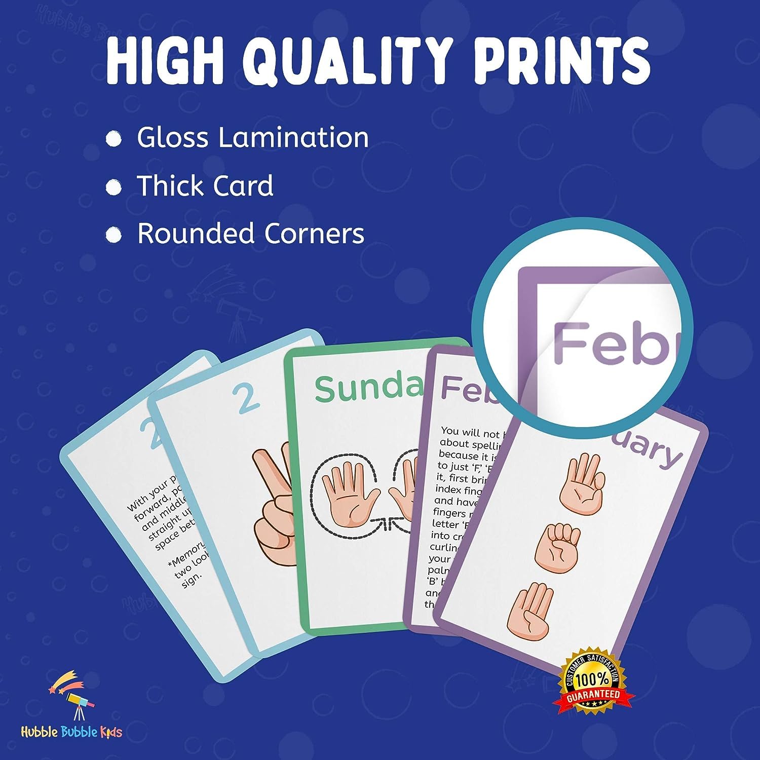 Mua Hubble Bubble Kids American Sign Language Cards for Toddlers and ...