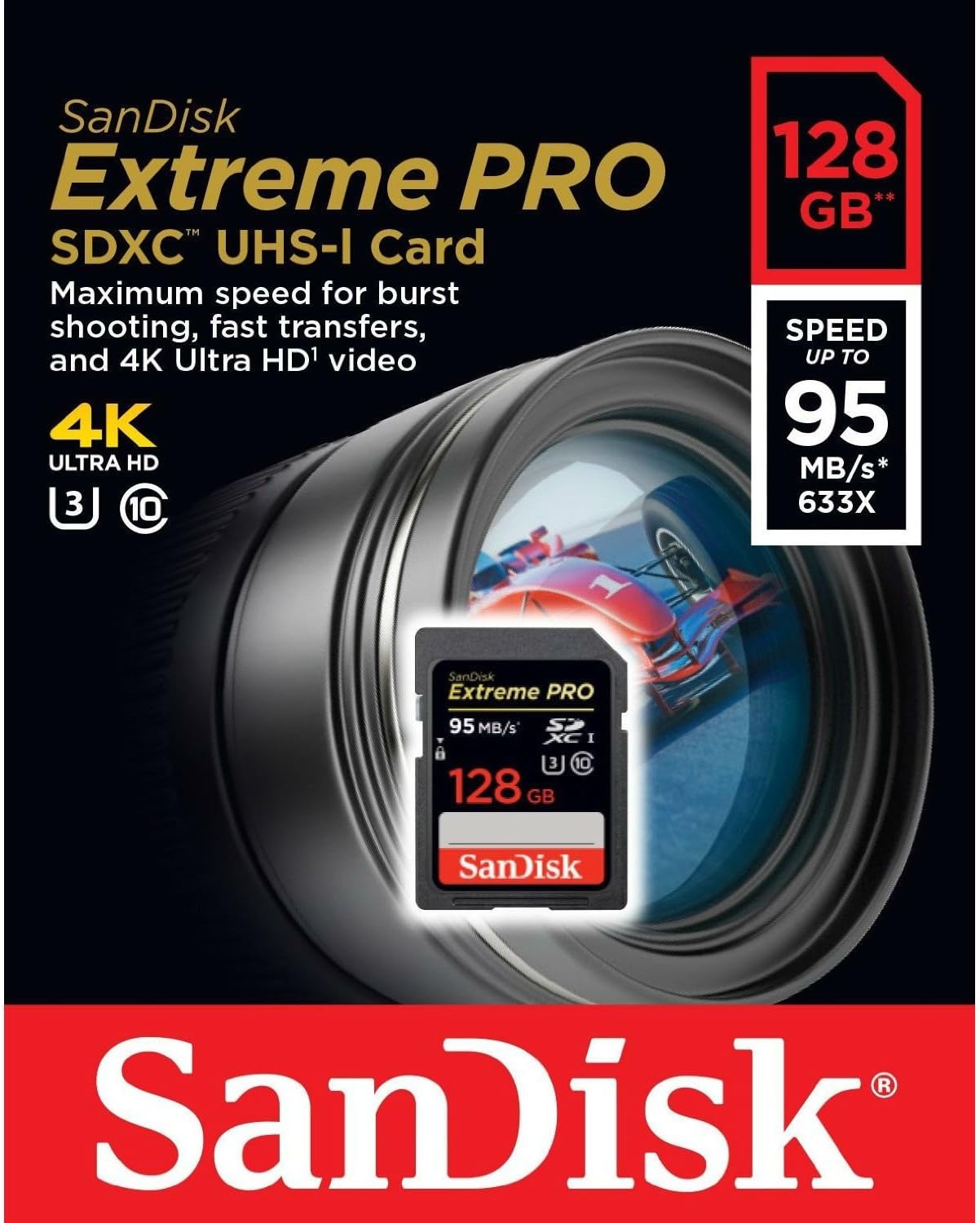 SanDisk 128GB Extreme Pro SD SDXC Class 10 C10 UHS I 633X Tarjeta De SanDisk 128GB Extreme Pro SD SDXC Class 10 C10 UHS I 633X Tarjeta De