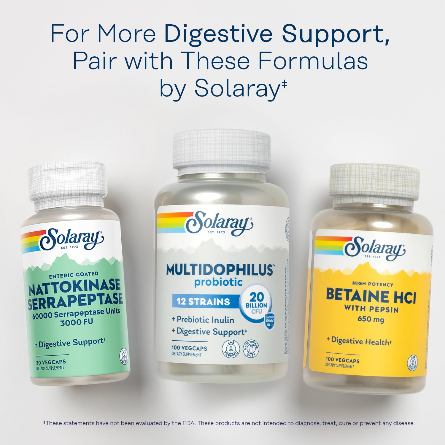 Mua SOLARAY Nattokinase Serrapeptase Supplement - Enteric Coated - 3000 ...