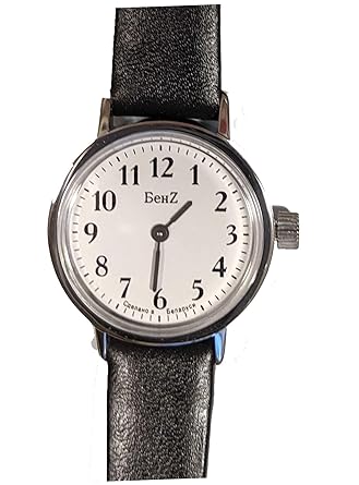 Lady's Wind-up Watch 15 Jewel movement Silver Tone: Amazon.co.uk: Watches