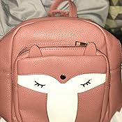 Amazon.com: Cute Mini Leather Fox Fashion Backpack Small Daypacks Purse ...