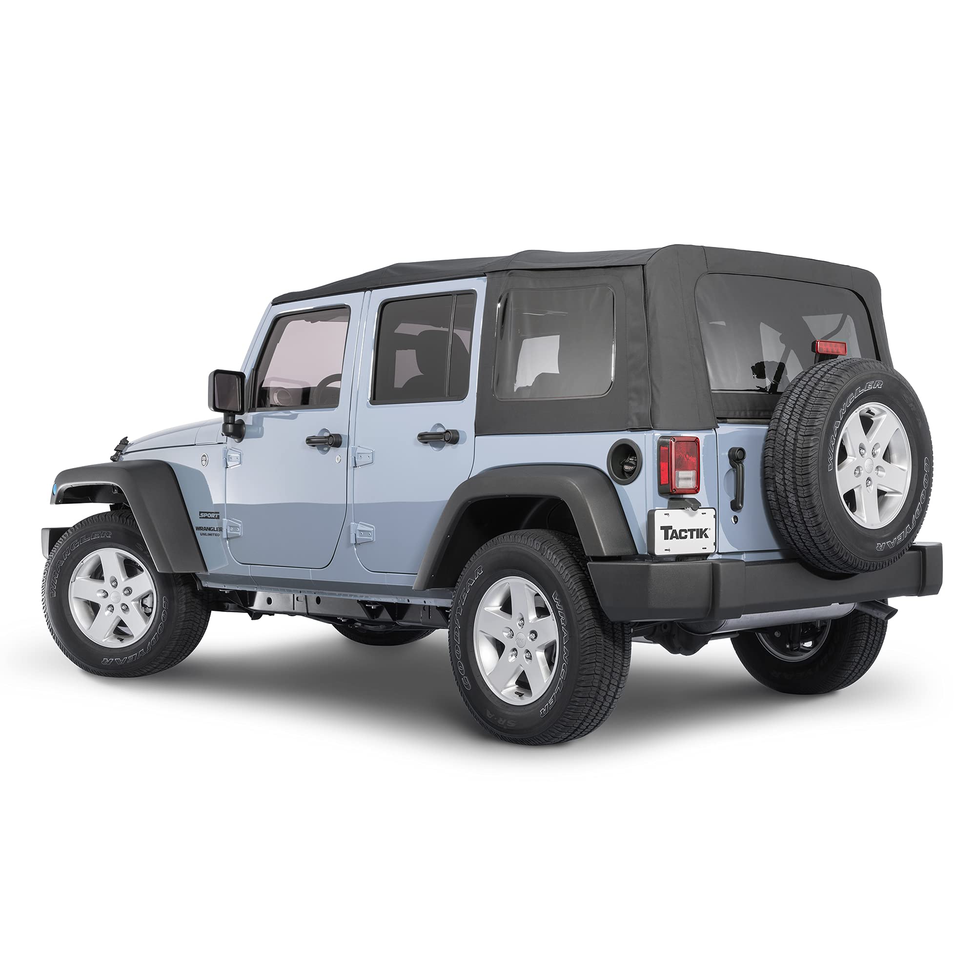 Mua TACTIK Fabric Only Replacement Soft Top, Black Diamond - Fits Jeep ...