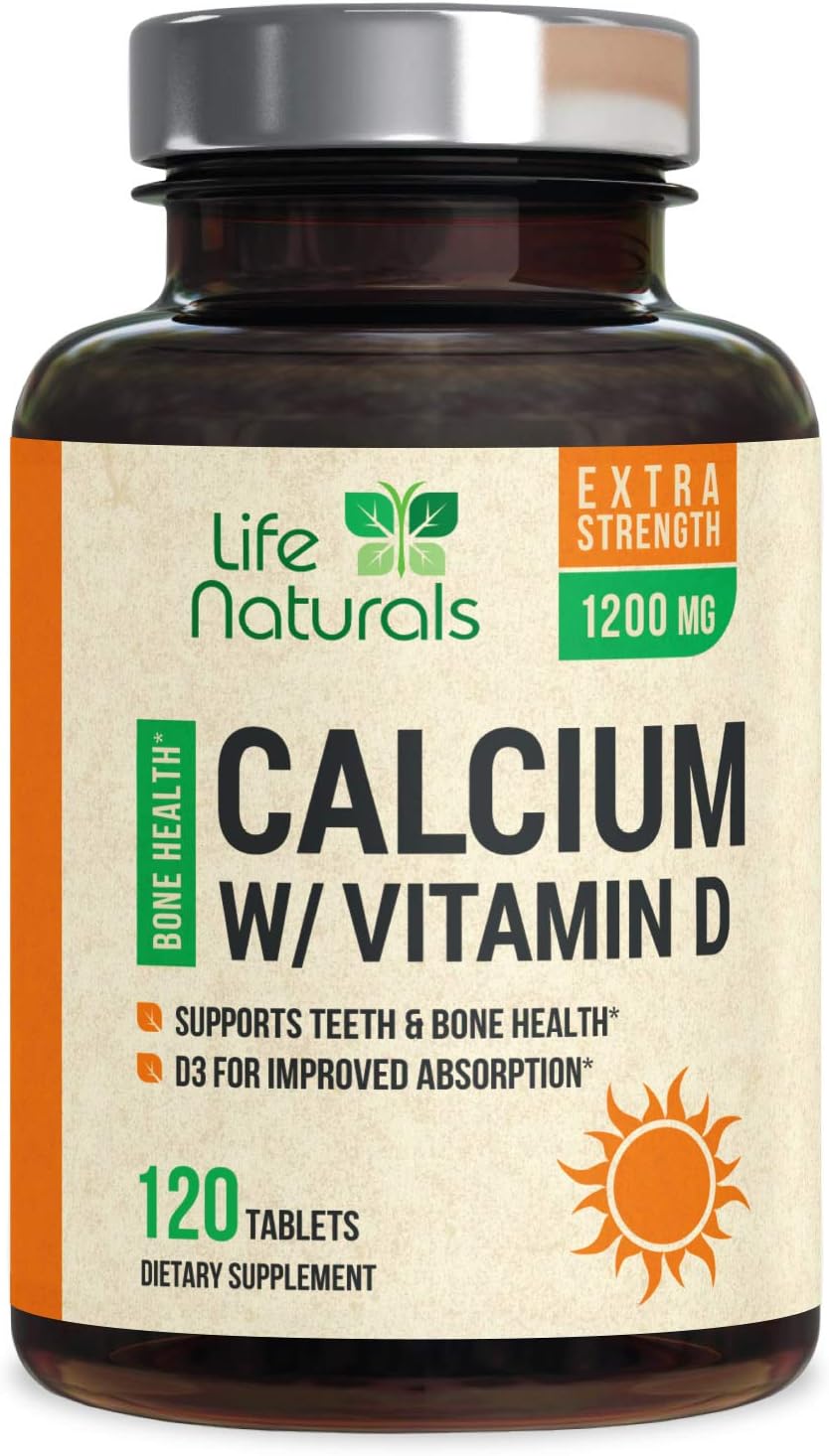 Amazon.com: Calcium Supplement 600mg per Tablet - High Potency Calcium ...