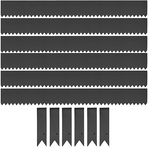 LOVSHARE VEVOR Steel Landscape Edging 40 x 8 Inch Steel Edging for ...
