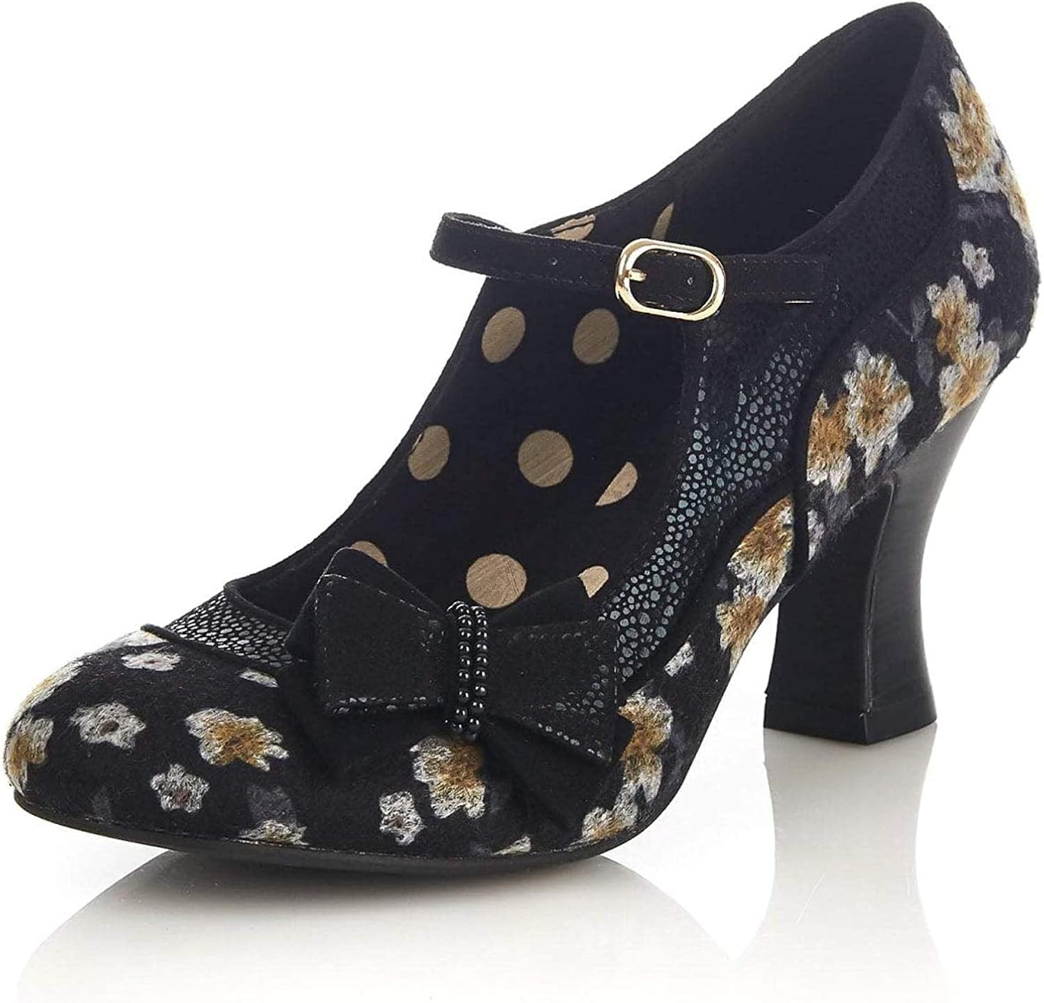 Ruby Shoo Women's Black Camilla Mid Heel Mary Jane Shoes 42 UK 9 ...