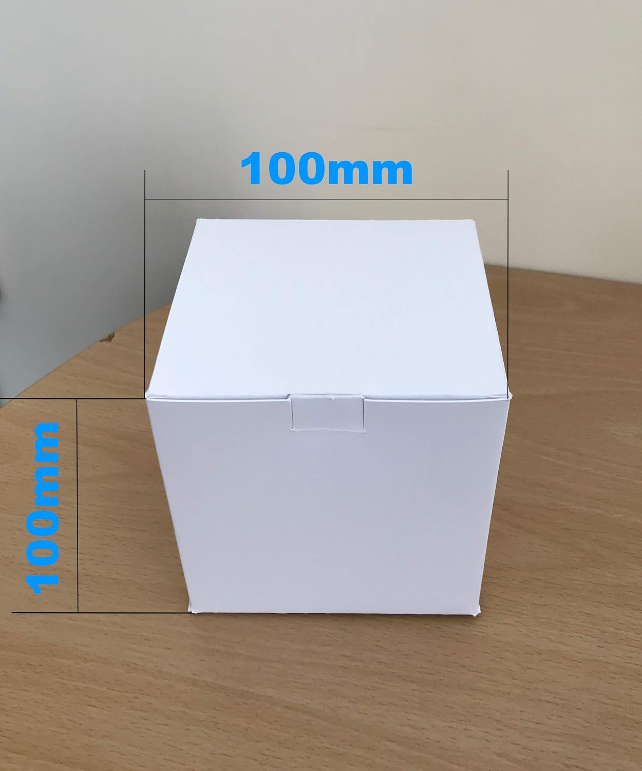 10cm x 10cm x 10cm Valentines Card Gift Box Gold with Sparkles x 10 ...