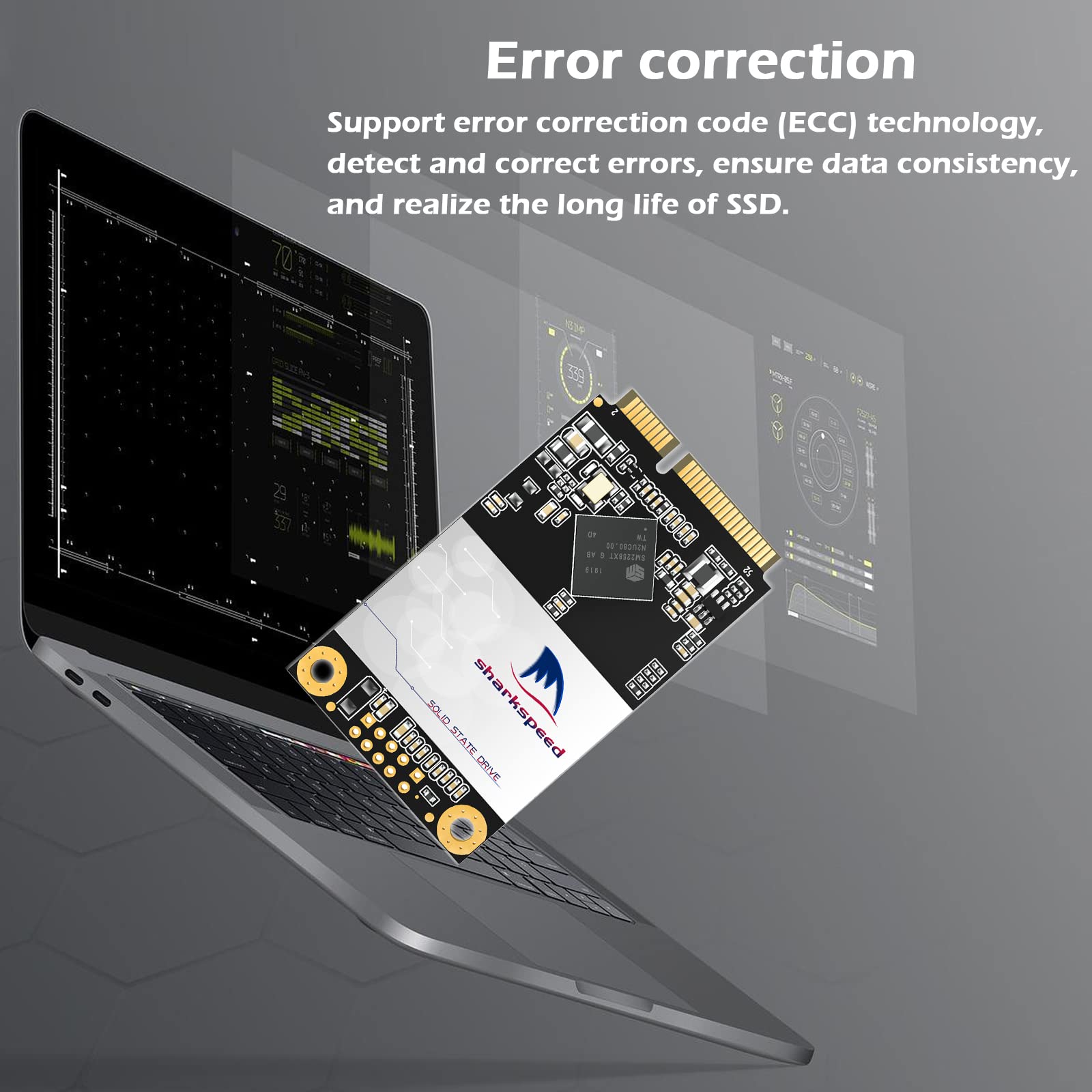 Mua mSATA SSD 128GB SHARKSPEED Plus Internal Mini SATA SSD Drive 3D ...