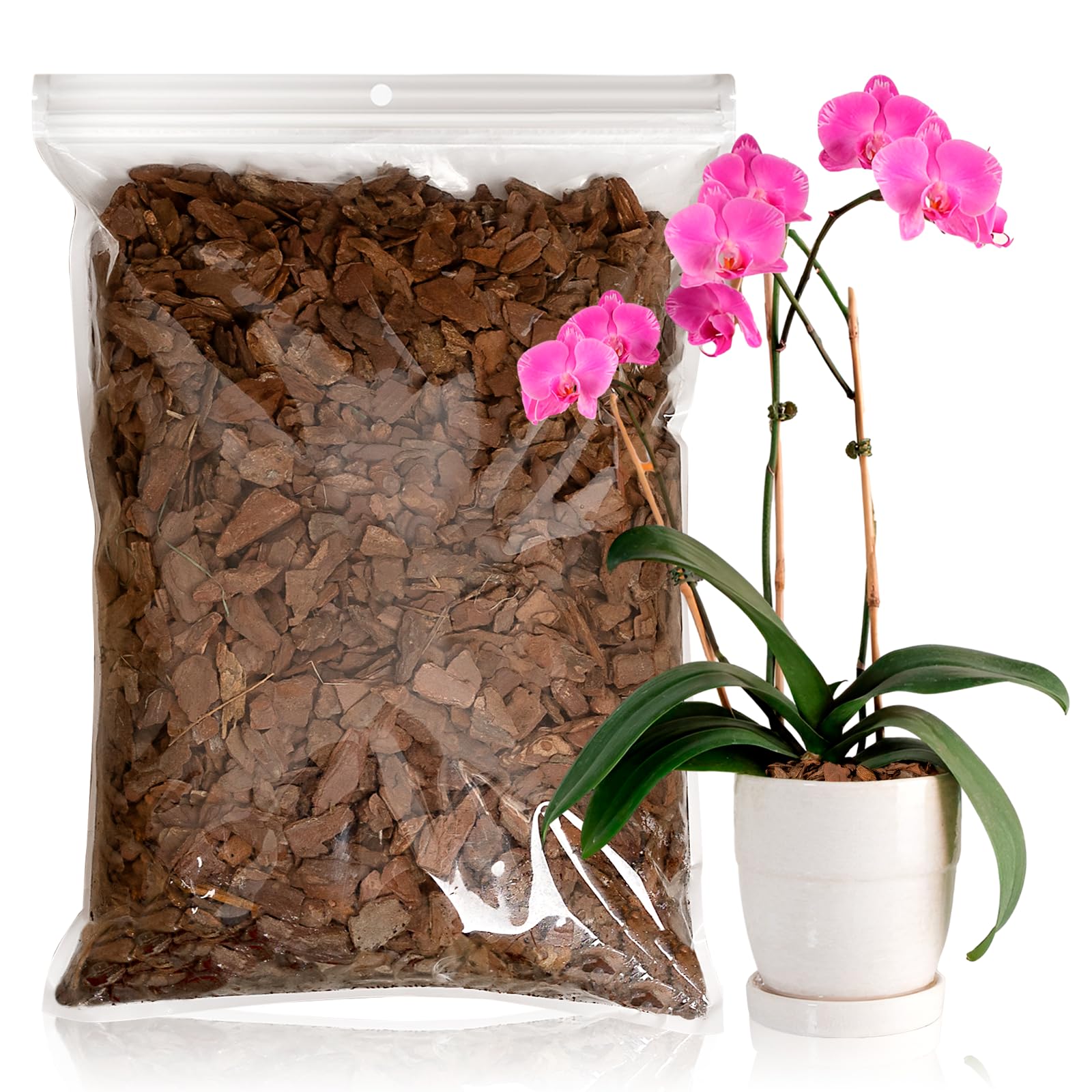 Mua 4 Quarts Orchid Bark, Orchid Potting Soil, Chunky Pine Bark Soil ...