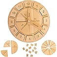 Amazon.com: Tomaze Montessori Wooden Toy Clock - Kids' Educational Kit ...