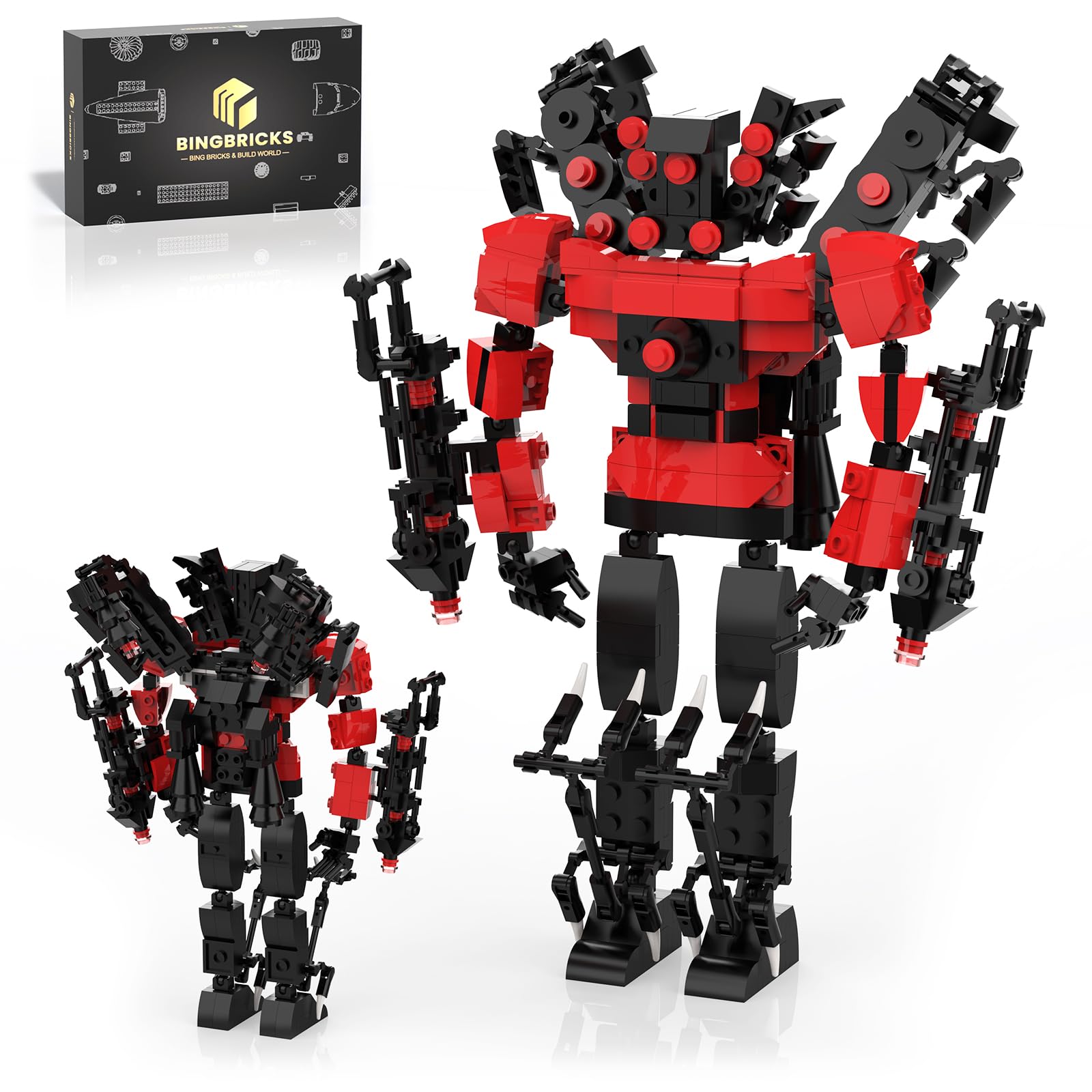 Mua Upgraded Titan Speakerman Skibidi Toilet Figure Building Block Set ...