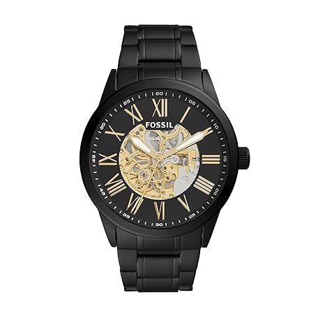 Mua Fossil FLYNN AUTOMATIC BQ2092 Men's Automatic Watch, Black, Genuine ...