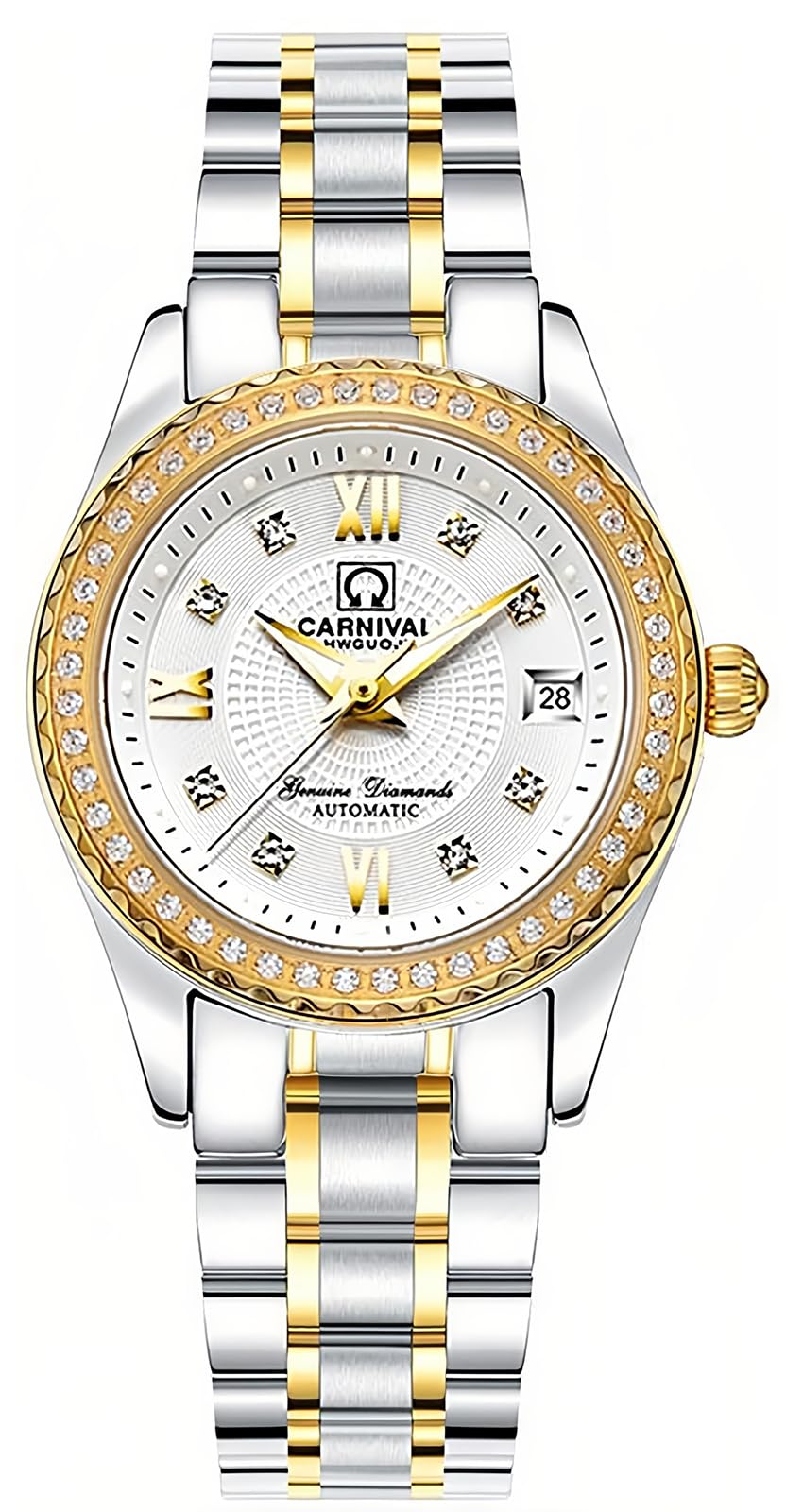 Gosasa Automatic Watch Fashion Women's Analog Watches Stainless Steel ...