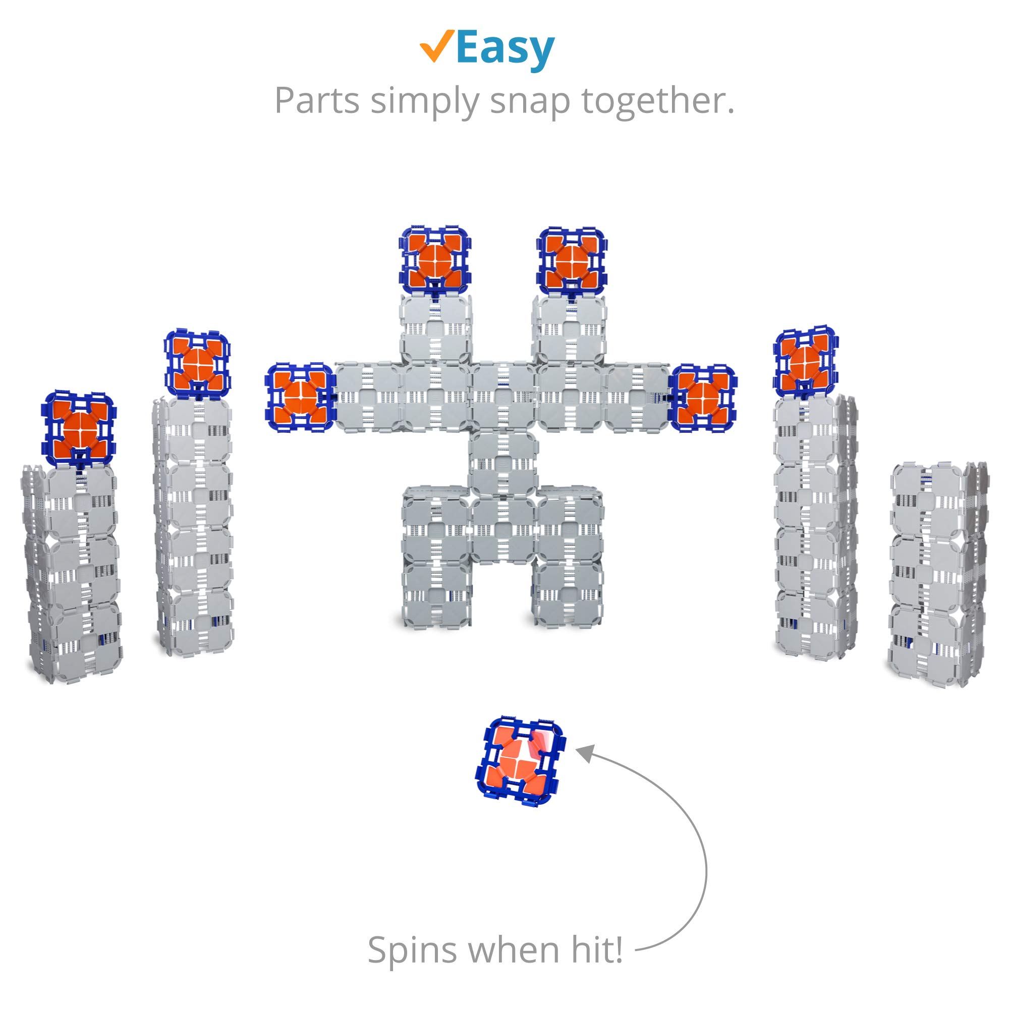 Mua 4 Pack - Kids Fort Building Kit - Creative Nerf War Playset - Build ...