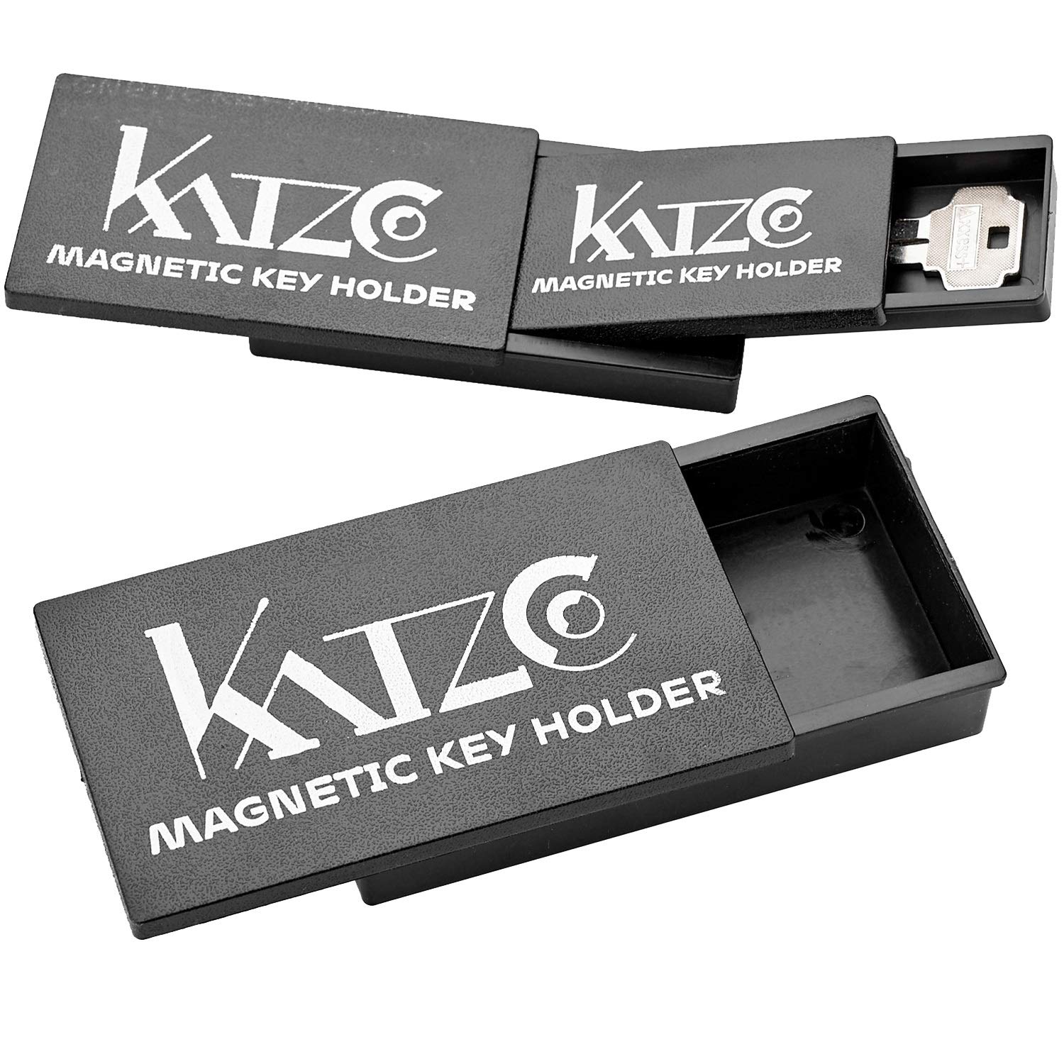 Katzco Magnetic Key Holder Under Car - 3 Sizes - Nest Inside Each Other ...