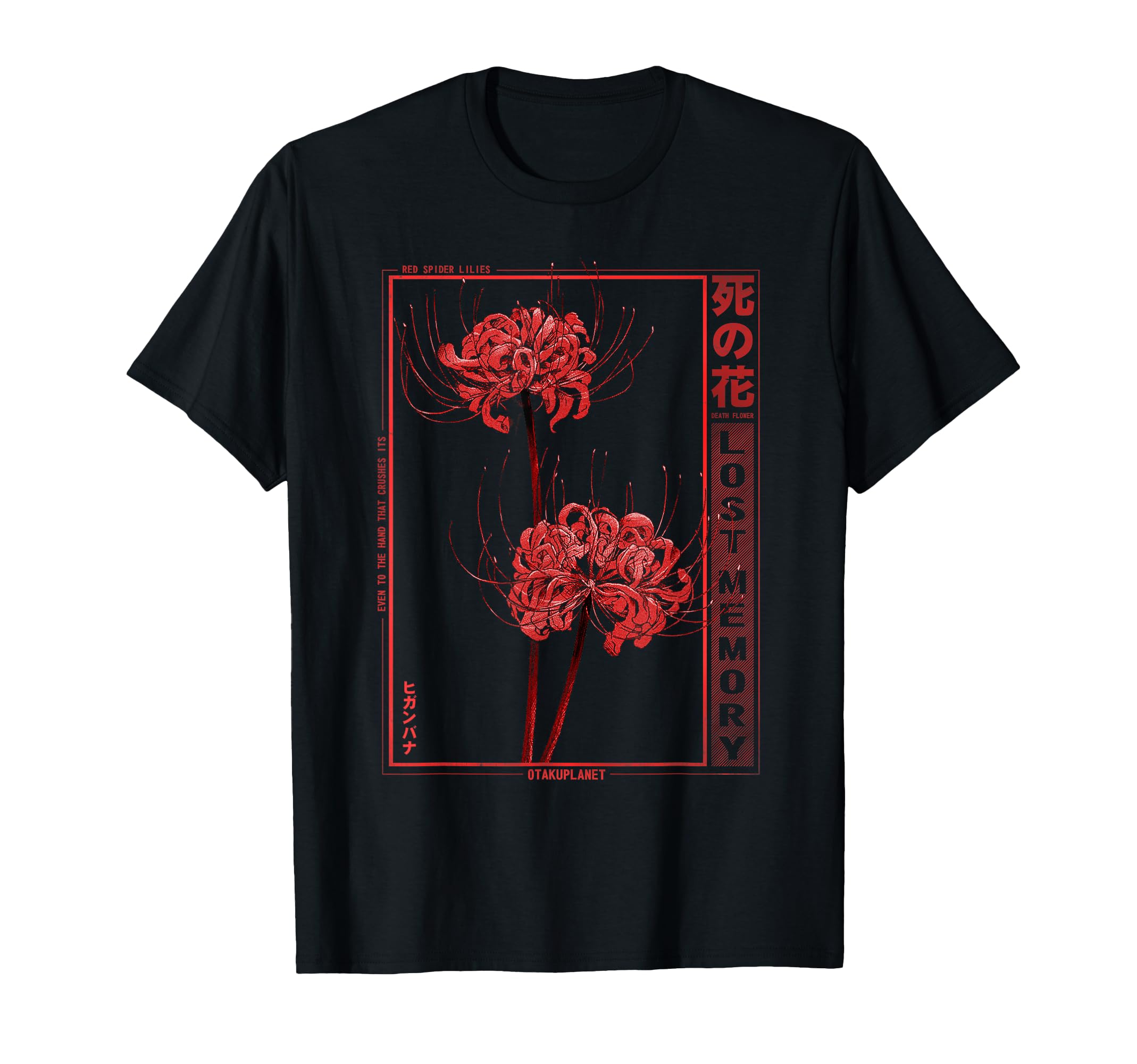 Mua Japanese Spider Lily Soft Grunge Anime Aesthetic Flower T-Shirt ...