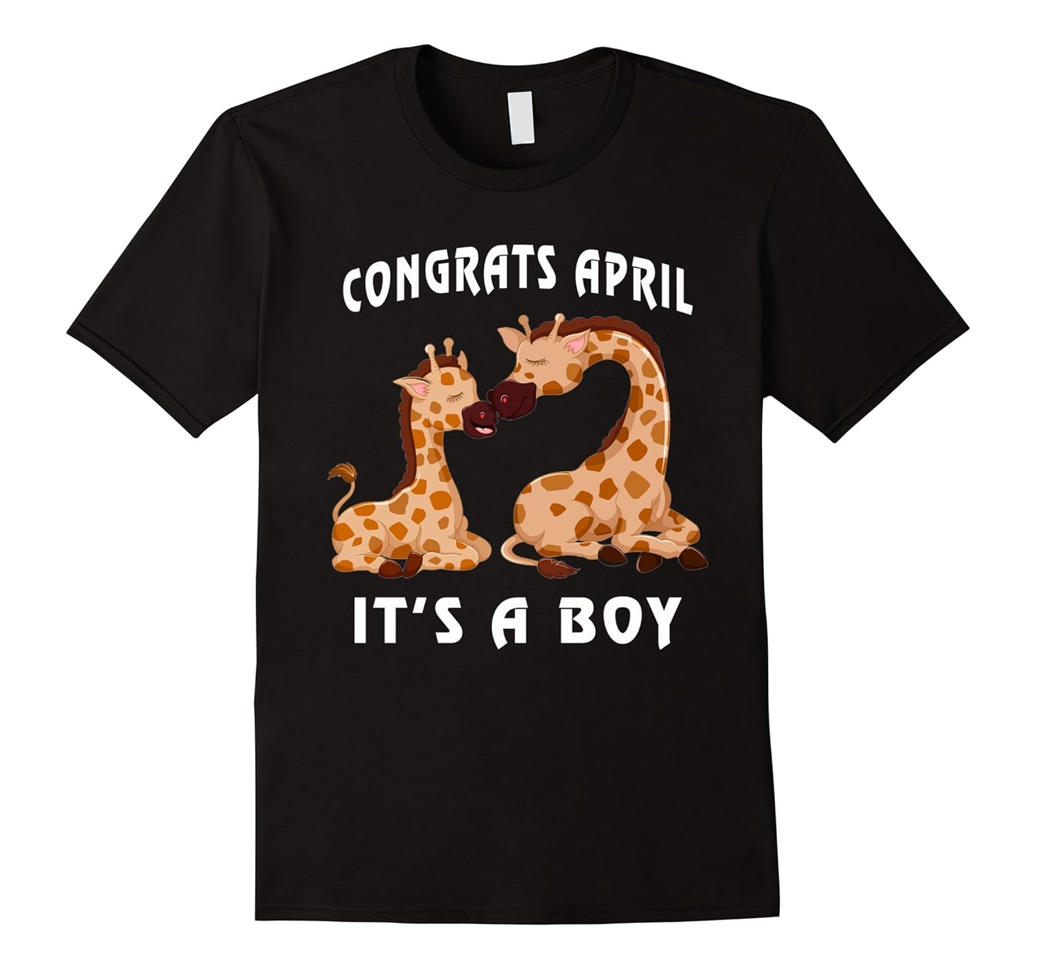 Congrats April and Her Calf – April The Giraffe Shirt-CD – Canditee