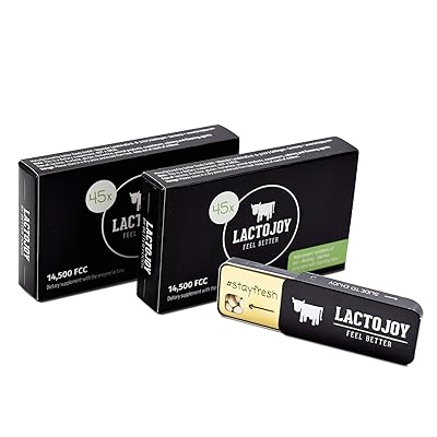 Buy LactoJoy Lactase Tablets | Helps with Lactose Intolerance ...