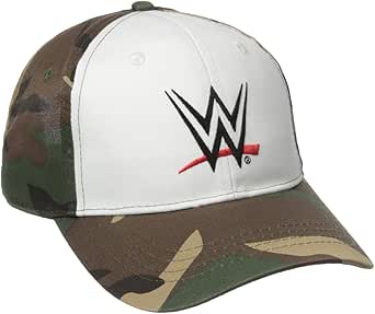 Amazon.com: WWE Boys' Big Logo Baseball Cap, Camo, One Size: Clothing