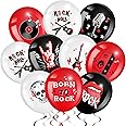 Amazon.com: Aoriher 54 Pcs Christmas Rock and Roll Party Decor 12 Inch ...