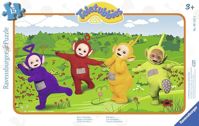 Ravensburger – 06133 Cute Teletubbies Jigsaw Puzzle Frame 15 Pieces ...