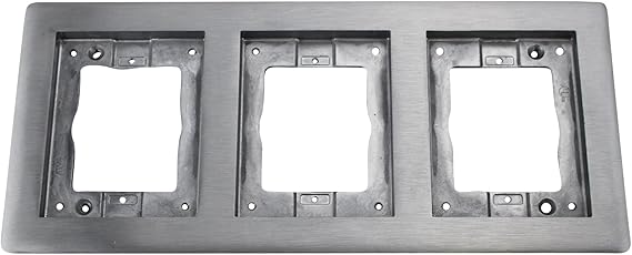 Wiremold Walker Legrand 837TCAL Nonmetallic 3-Gang Carpet & Tile Flange ...
