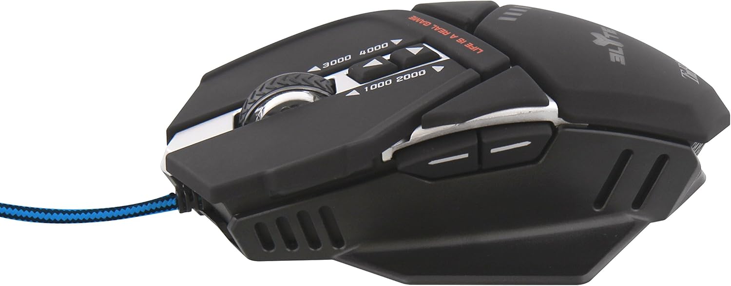 Elyte Ghost Gaming Mouse 4000DPI with 7 Programmable Buttons and ...