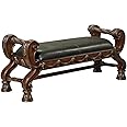Amazon.com: Signature Design by Ashley North Shore Ornate Faux Leather ...