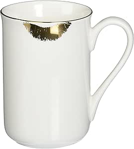 Amazon.com | Abbott Collection China Gold Lipstick Mug: Coffee Cups & Mugs
