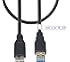 AmazonBasics USB 3.0 Cable - A Male to Micro B - 3 Feet (0.9 Meters ...