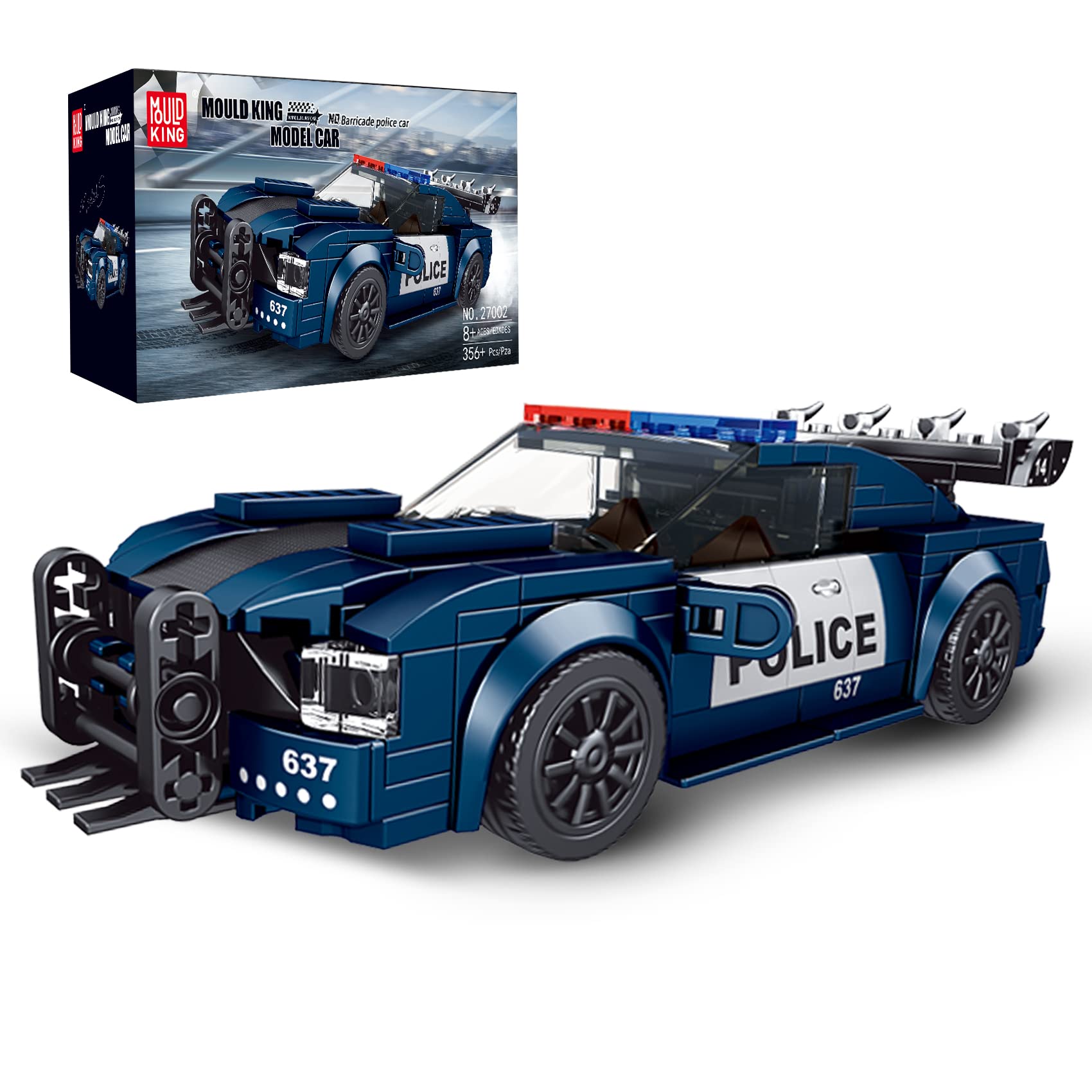 Mua Mould King 27002 Mini Barricade Police car Building Kits, MOC ...