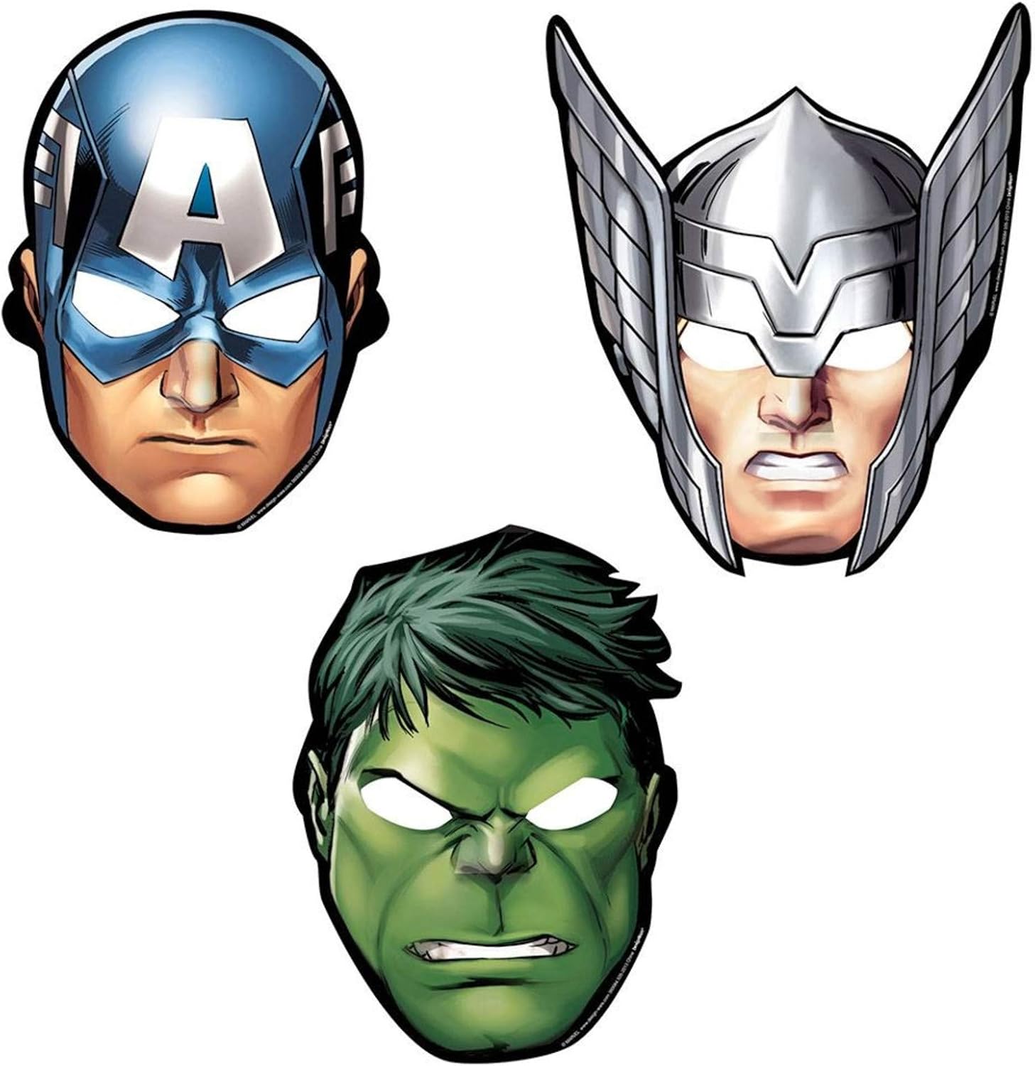 Avengers Paper Masks 8pk – BigaMart
