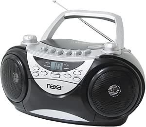 Amazon.com: NAXA Electronics Portable CD Player with AM/FM Stereo Radio ...
