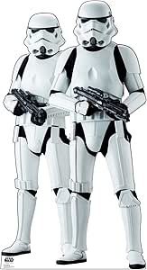 Amazon.com: Cardboard People Stormtroopers Life Size Cardboard Cutout ...