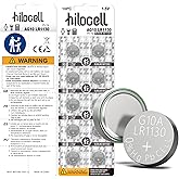Amazon.com: LR1130 AG10 Battery 1.5V Long-Lasting Alkaline Button Cell ...