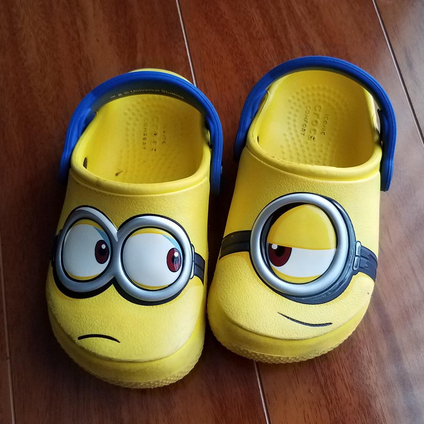 $9/mo - Finance Crocs Unisex-Child Fun Lab Minion Clog | Buy Now, Pay Later