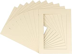 Amazon.com: 5x7 Mat for 8x10 Frame - Precut Mat Board Acid-Free ...