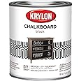 Krylon K05223000 Chalkboard Paint Special Purpose Brush-On, Black ...