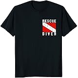 Amazon.com: SCUBA Rescue Diver T-Shirt for Instructors, Students ...