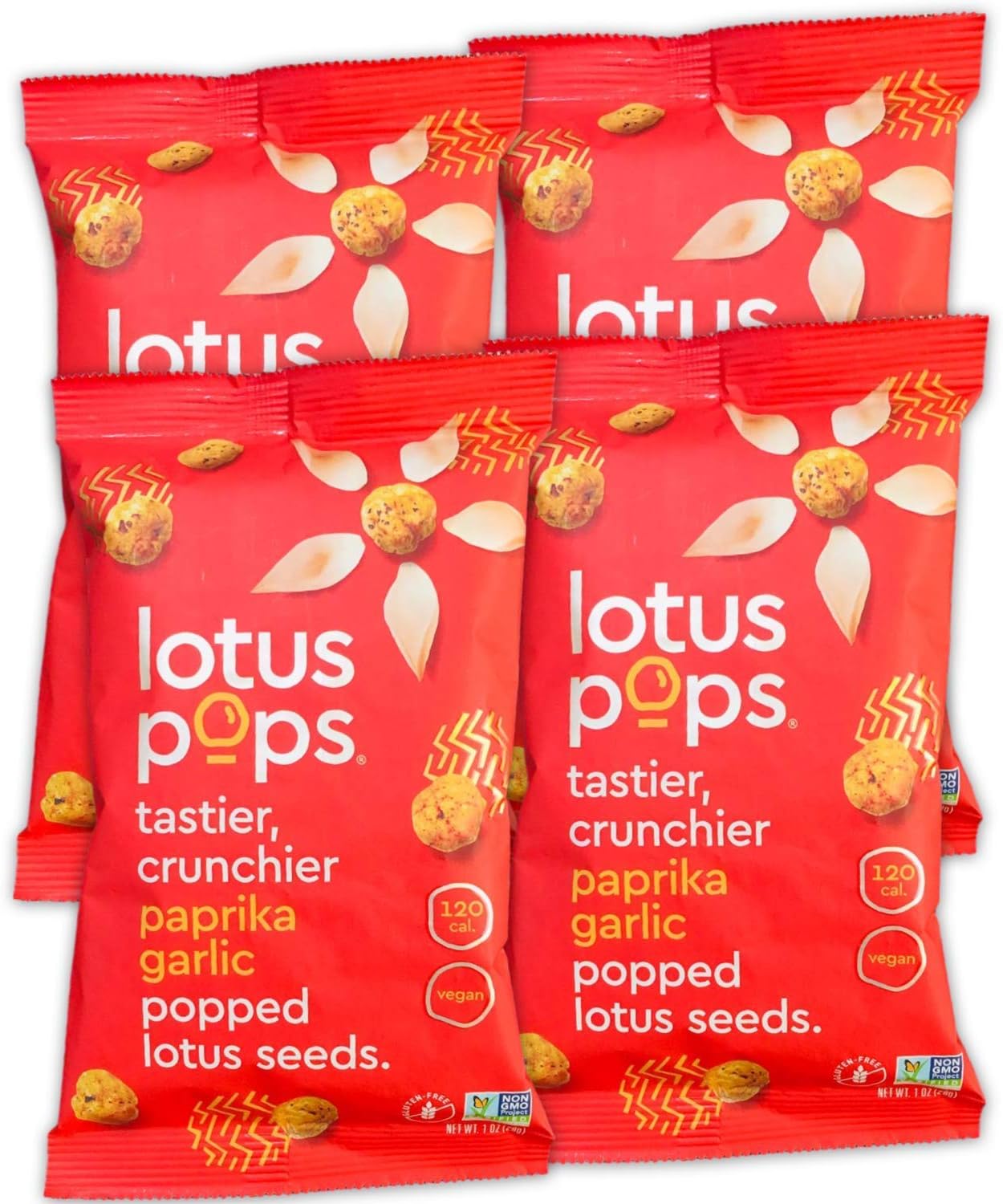 Lotus Pops - Snacks de semillas de loto (lirio de agua), bajo en ...