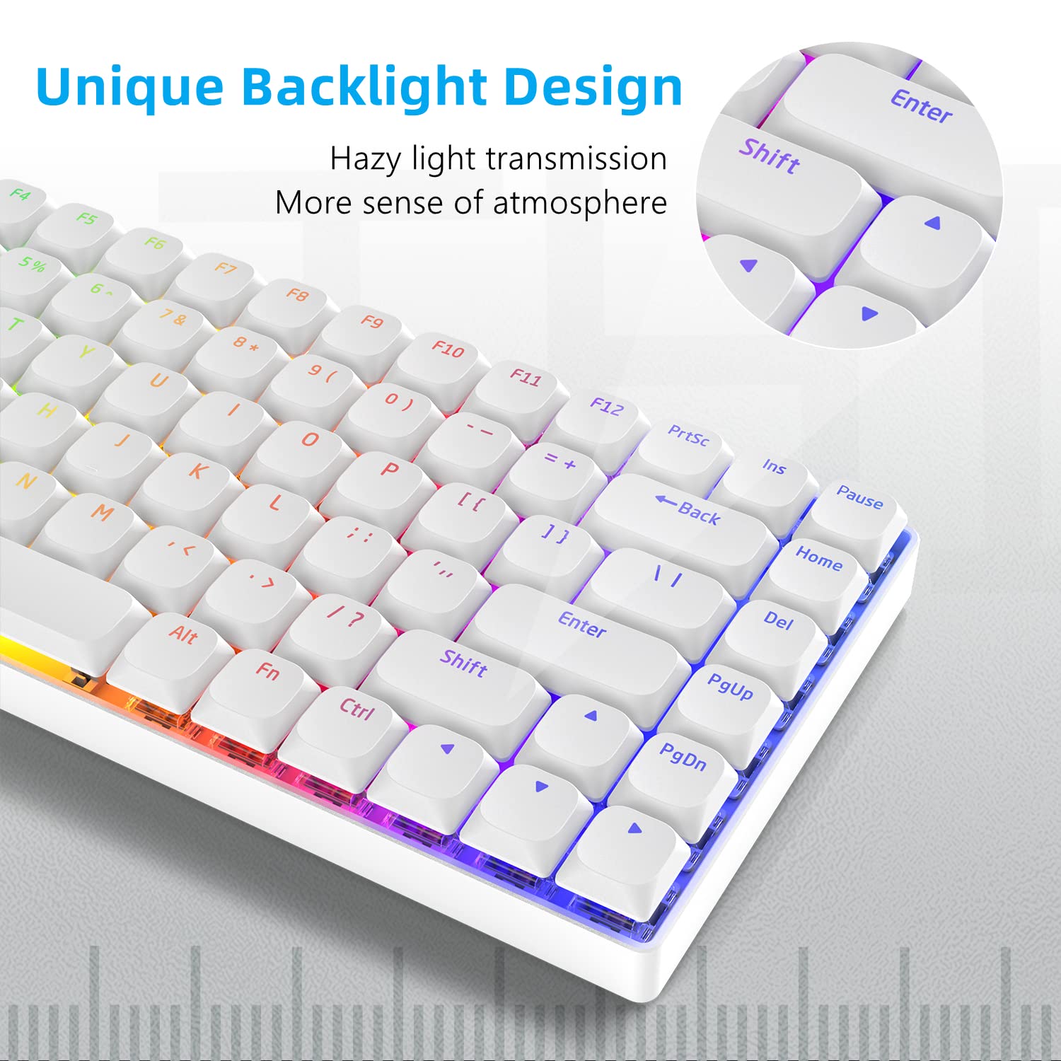 Mua Womier Low Profile Keycaps, Shine Through Keycaps, Custom Keyboard ...
