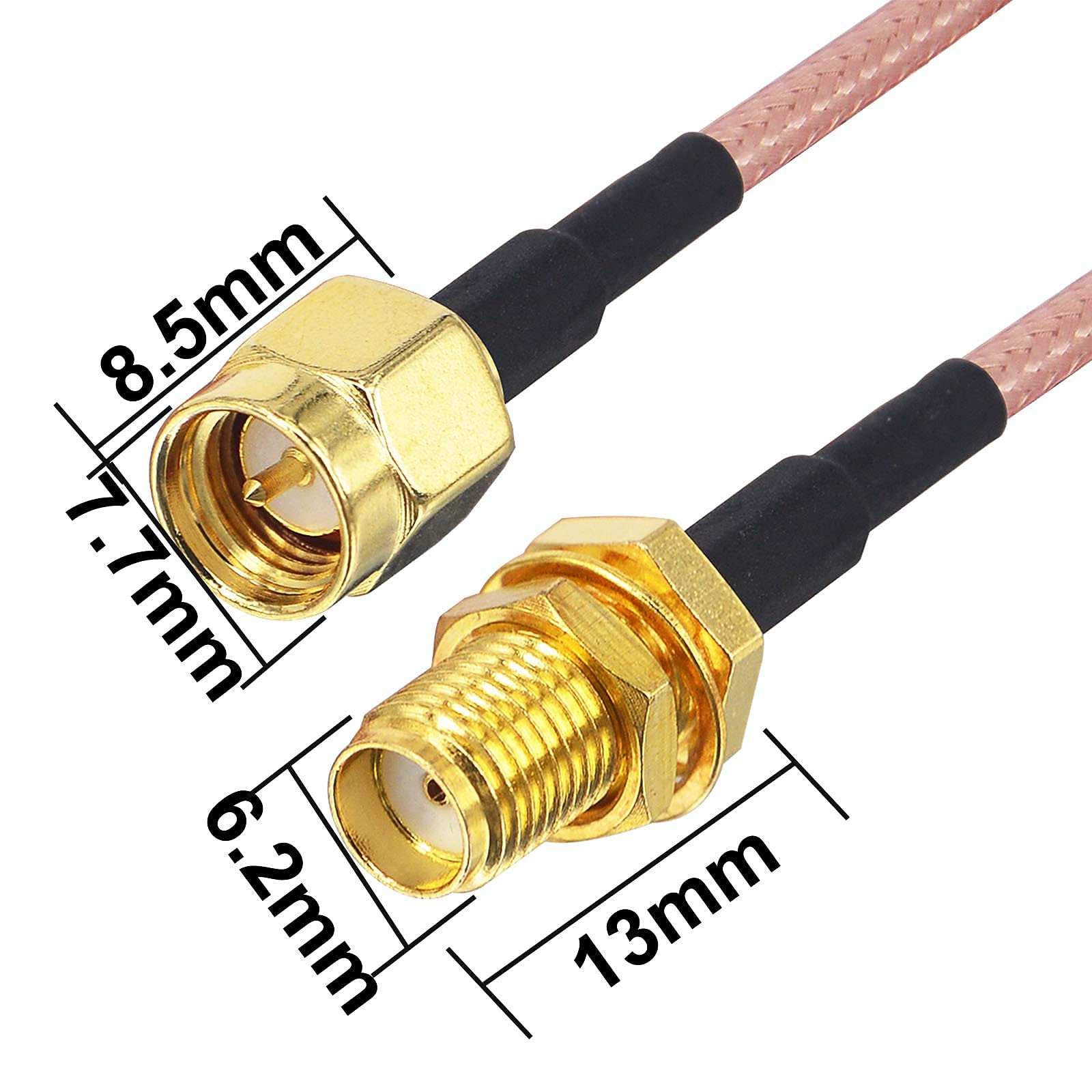 Mua YOTENKO SMA Antenna Extension Cable SMA Male to SMA Female Bulkhead ...