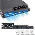 Amazon.com: Linkstyle Cooling Fan for PS4 PRO, USB External Cooler 5 ...