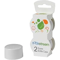 Amazon.com: SodaStream Bottle Caps, White, 2-Pack: Soda Maker ...