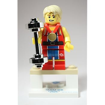 Amazon.com: LEGO 8684 Minifigure Series 2 - Weight Lifter (Loose): Toys ...