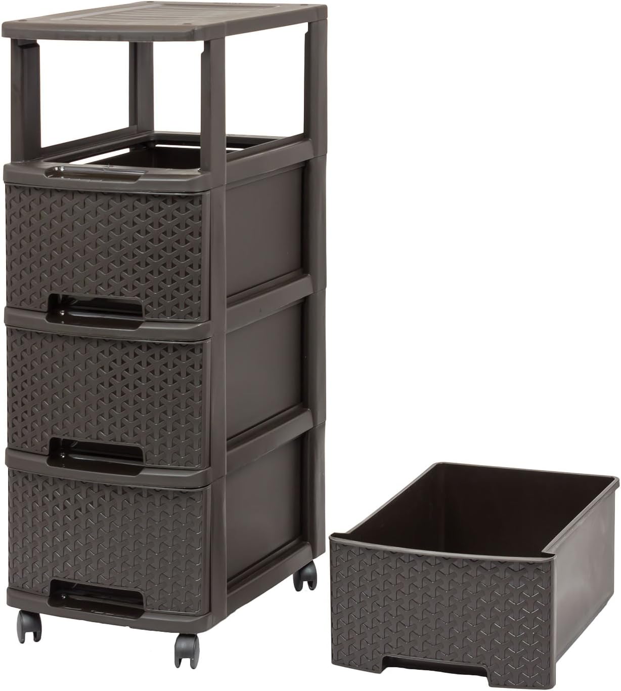 CURVER Drawer, Plastic and Wicker – BigaMart