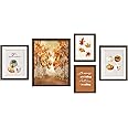 Amazon.com: ArtbyHannah Gallery Fall Wall Art, Thanksgiving Collage ...