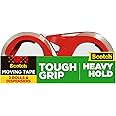 Amazon.com : Scotch Tough Grip Moving Packing Tape, Clear, Moving Tape ...