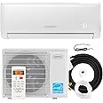 Amazon.com: COSTWAY 12,000 BTU Mini Split Air Conditioner, with Heat ...