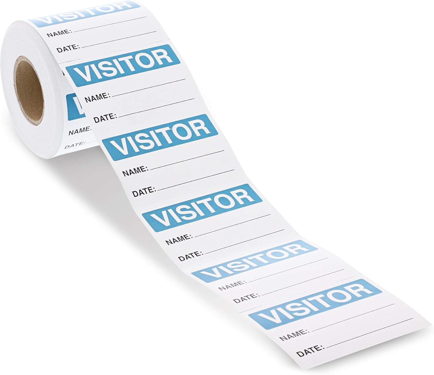 Visitor Sticker - 500-Count Name Label Sticker, Identification Sticker ...
