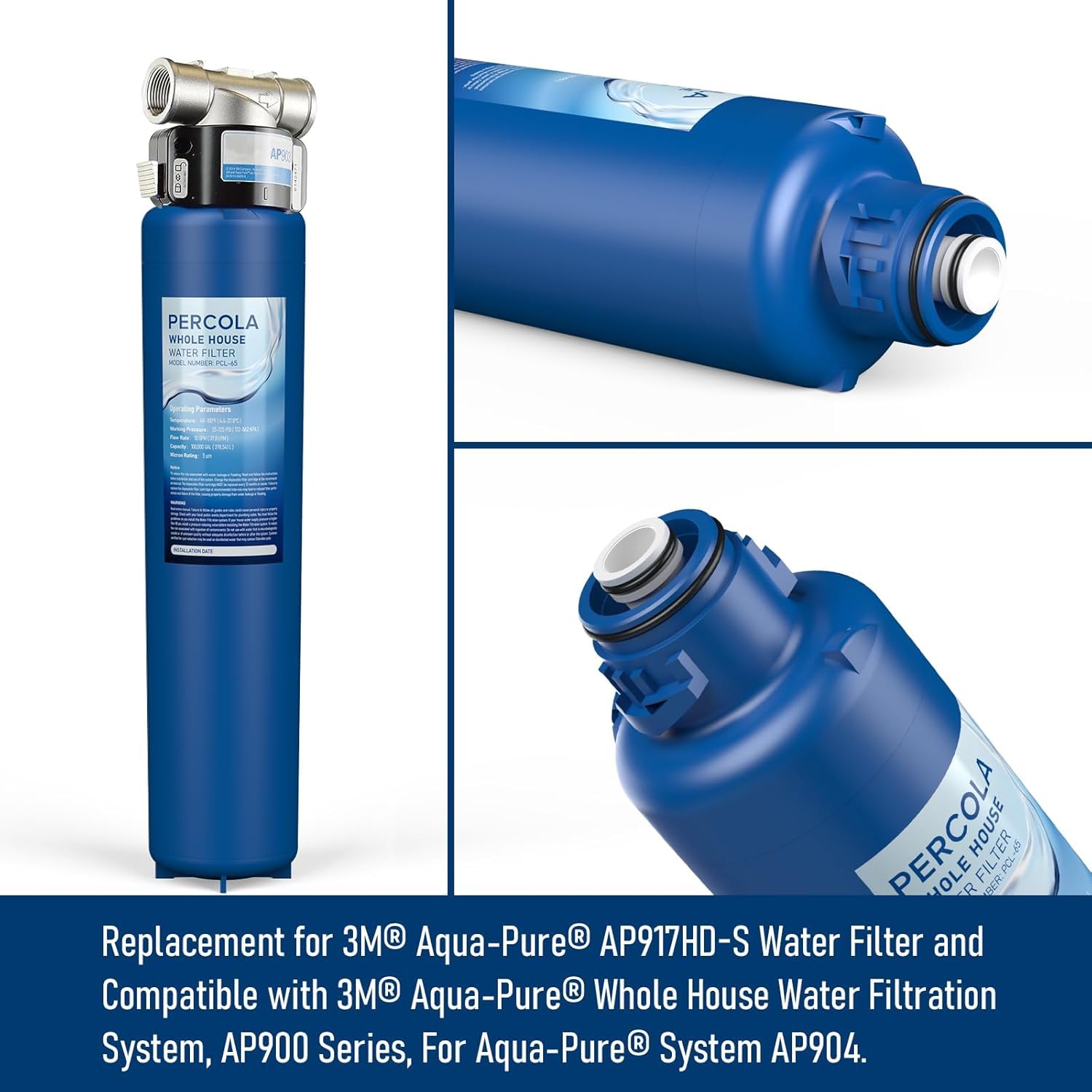 Mua PERCOLA AP917HD-S Water Filter, Compatible with Aqua-Pure® AP917HD ...